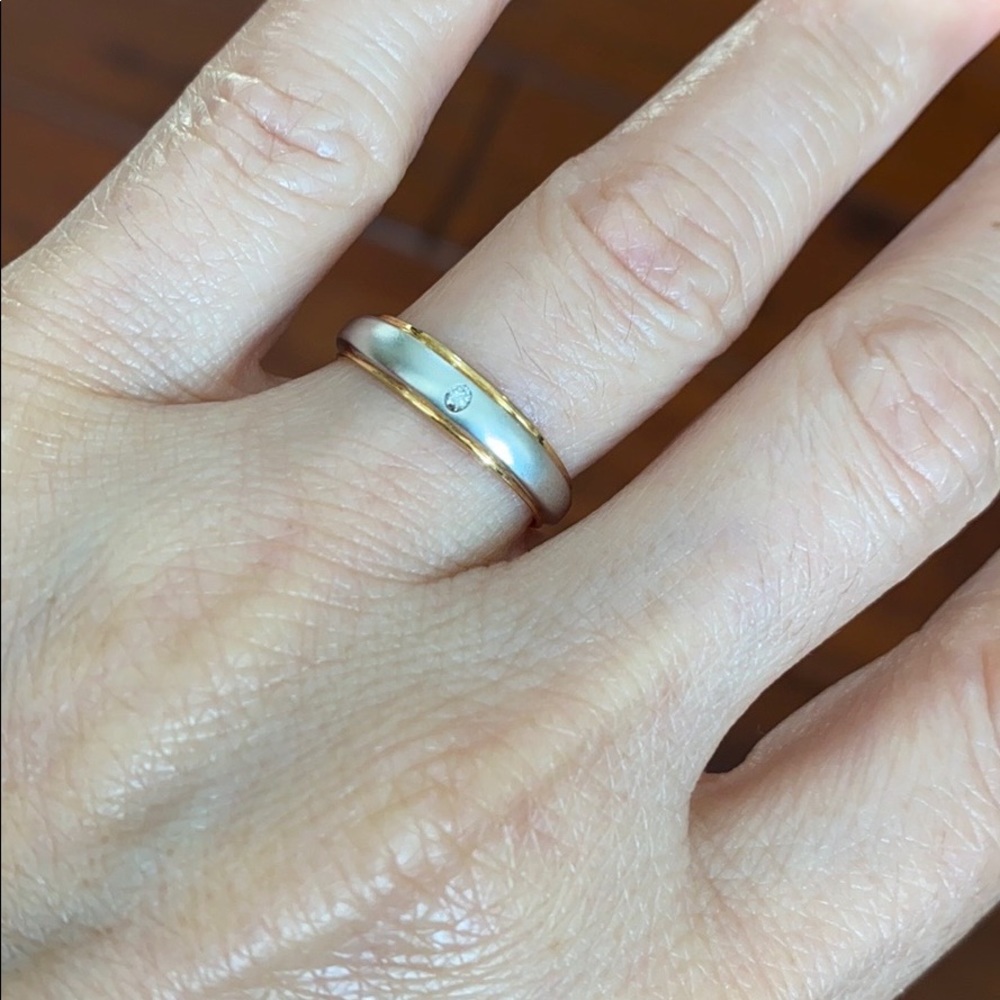 14k Real Gold Wedding Engagement Ring Diamond Ring - Gem